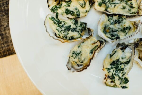 Goose Point Oysters Rockefeller - Goose Point Shellfish Farm & Oystery